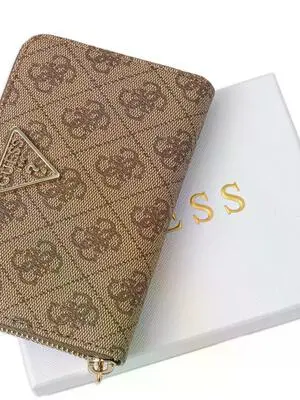 Guess Laurel 4g Monogram-patterned Zip-around Wallet