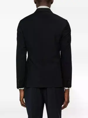 VELA SHOP Single-breasted Patch-pocket Blazer