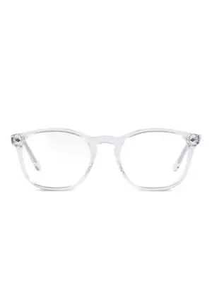 Giorgio Armani Square-frame Glasses - White