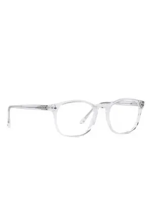 Giorgio Armani Square-frame Glasses - White