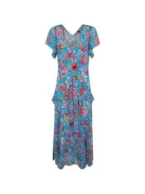 Rixo V Neck Day Dresses