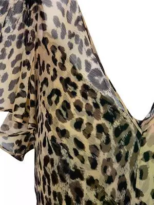 Rixo Nina Leopard-print Maxi Dress