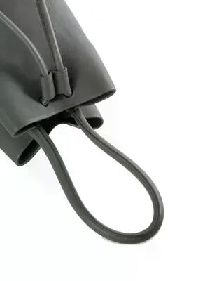 UMA WANG Small Drawstring Bucket Bag - Grey