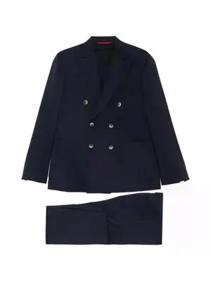 VELA SHOP Double-breasted Peaked-lapel Suit