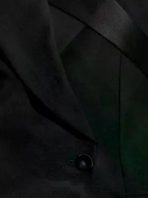 Alexander McQueen Satin-trim Double-breasted Blazer