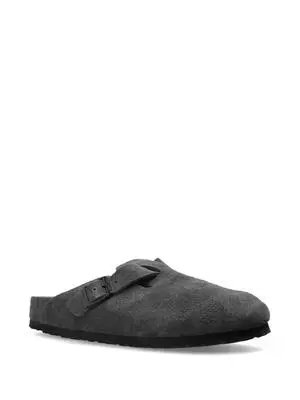 BIRKENSTOCK Boston Suede Sandals - Grey