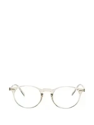 Oliver Spencer Riley R Round-frame Glasses - Neutrals