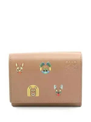 Loewe 2020s Leather Wallet - Neutrals