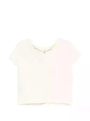 LUISA CERANO Raw-cut V-back Top