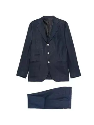 Eleventy Single-breasted Suit - Blue