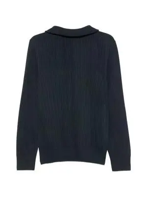 Marc O'polo Half-zip Ribbed Knit Sweater