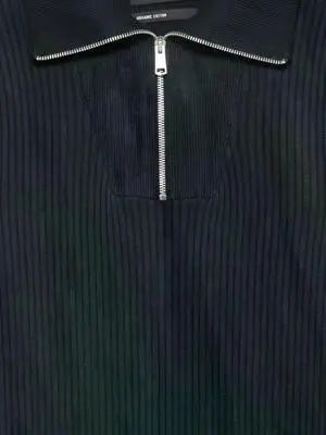 Marc O'polo Half-zip Ribbed Knit Sweater