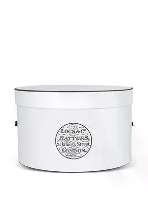 LOCK & CO. HATTERS Logo-print Hat Box - White