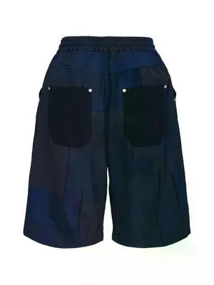 Comme Des Garçons Patchwork Drawstring Shorts