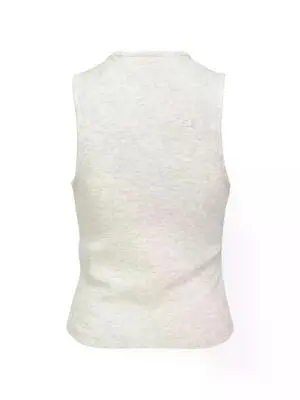 Fear Of God Logo-patch Ribbed Tank Top - Neutrals
