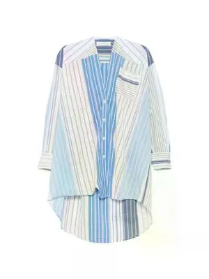 PDR PHISIQUE DU ROLE Patchwork Striped Shirt