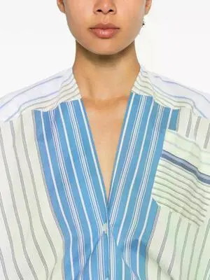PDR PHISIQUE DU ROLE Patchwork Striped Shirt
