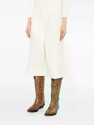 KINYAN LAM Hand-embroidered Cropped Trousers