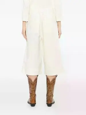 KINYAN LAM Hand-embroidered Cropped Trousers
