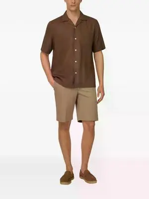 Boggi Milano Regular Fit Linen Shirt