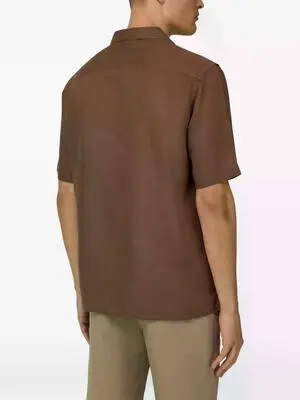 Boggi Milano Regular Fit Linen Shirt