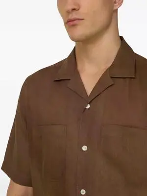 Boggi Milano Regular Fit Linen Shirt