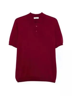 KANGRA Half-button Polo Shirt - Red