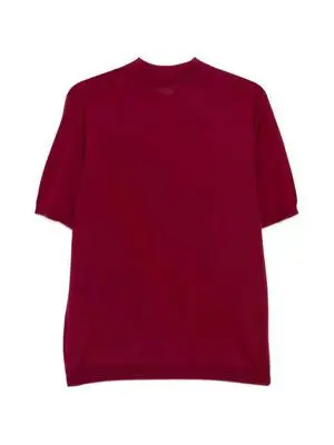 KANGRA Half-button Polo Shirt - Red