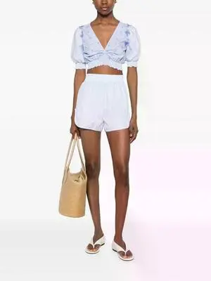 Ermanno Scervino Floral Embroidered Top