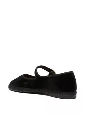 FLABELUS Antonia Velvet Ballet Flats