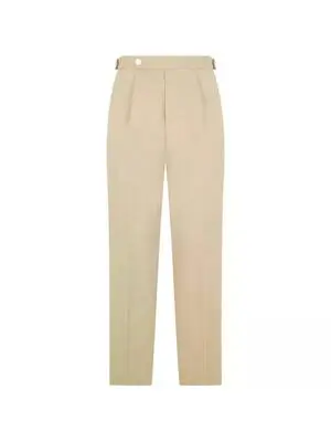 BOSS Pleated Straight-leg Trousers