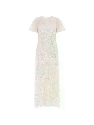 NEEDLE & THREAD Dancing Ribbon Sequin-embellished Maxi Dress