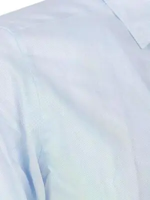 Zegna Micro-patterned Long-sleeve Shirt