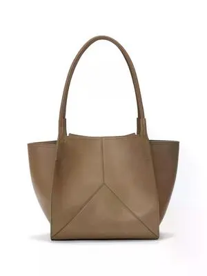 Victoria Beckham Panelled Leather Tote - Brown