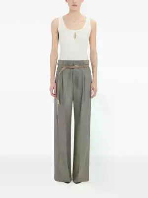 Victoria Beckham Pleated-waist Trousers
