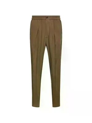Giorgio Armani Pleated Elasticated-waistband Trousers