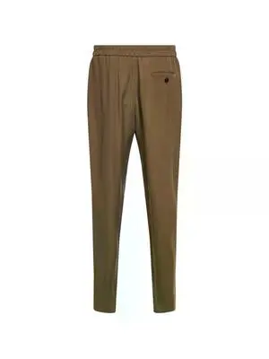 Giorgio Armani Pleated Elasticated-waistband Trousers