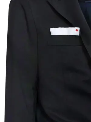 Kiton Single-breasted Peak-lapel Suit - Blue