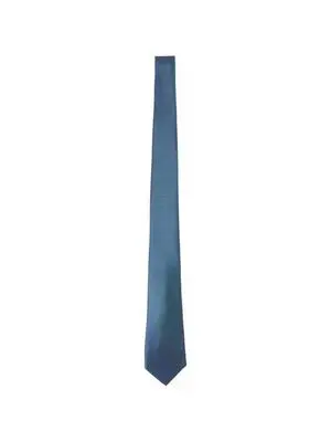 Kiton Twill Weave Neck Tie - Blue