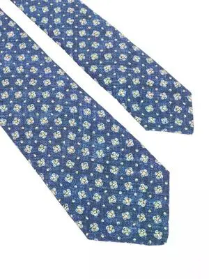 Kiton Floral-print Neck Tie