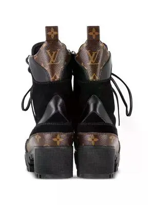 LOUIS VUITTON Laureate Monogram Boots