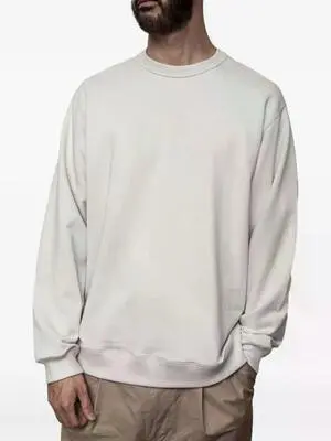 STILL BY HAND Crew Neck Cotton Sweatshirt