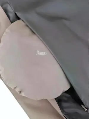 Herno Button-up Waterproof Coat - Neutrals
