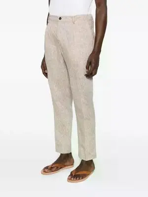 ENTRE AMIS Pleated Trousers