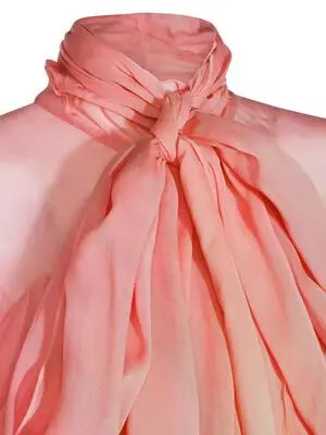 Blumarine Ruffled Asymmetric Blouse - Pink