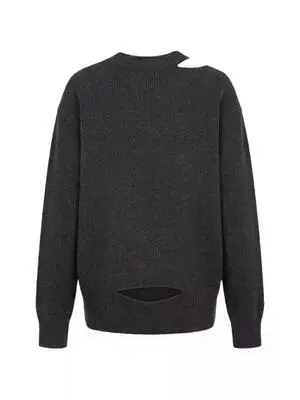 Simone Rocha Embellished Cut-out Sweater