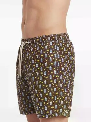 MC2 SAINT BARTH Graphic-print Swim Shorts