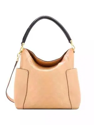 LOUIS VUITTON Bagatelle Monogram Empreinte Leather Hobo Bag - Neutrals