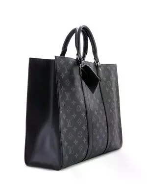 LOUIS VUITTON Sac Plat Nm 24h Monogram Eclipse Tote Bag