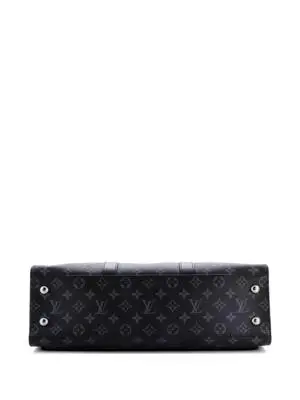 LOUIS VUITTON Sac Plat Nm 24h Monogram Eclipse Tote Bag